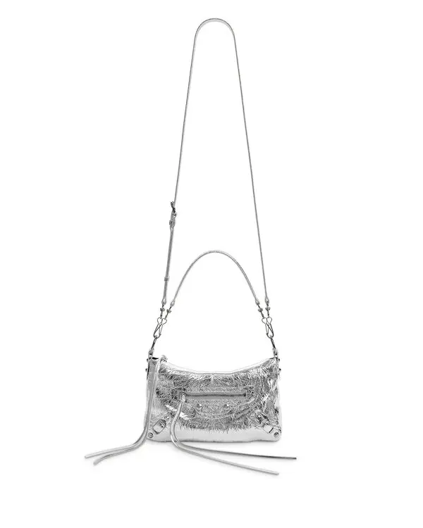Balenciaga Le City Moto Mini Bag - Silver