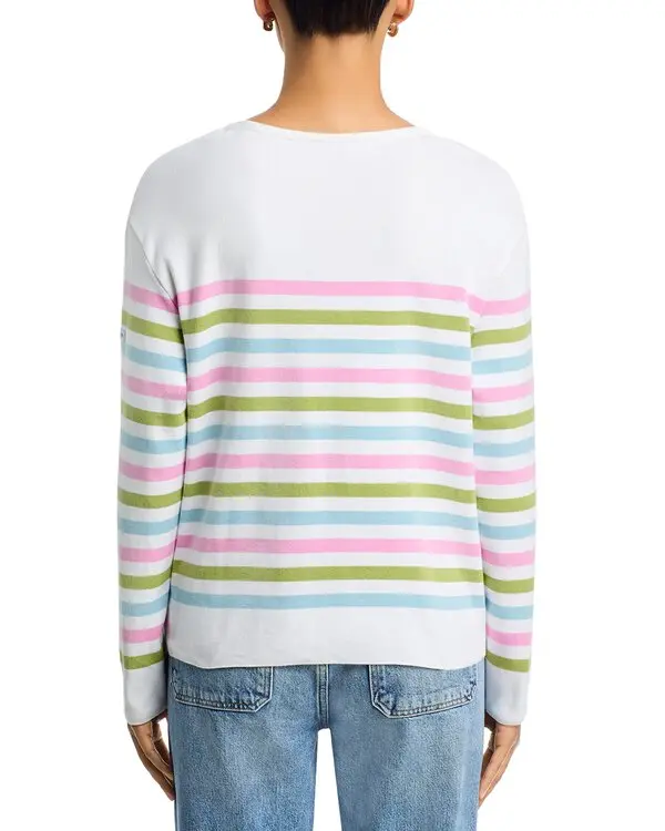 Saint James Ecrins Cotton Tri Long Sleeve Tee