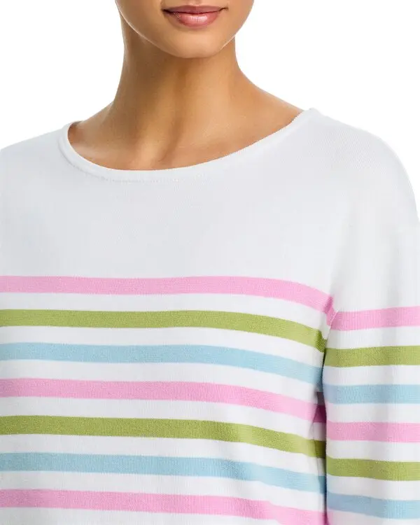 Saint James Ecrins Cotton Tri Long Sleeve Tee