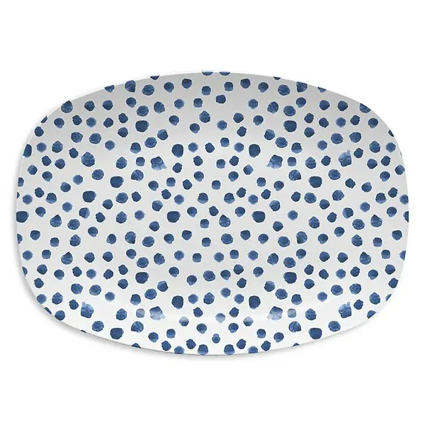 MARIPOSA Dotty Platter - Blue