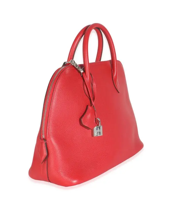 Hermès Bolide 30 Leather Handbag