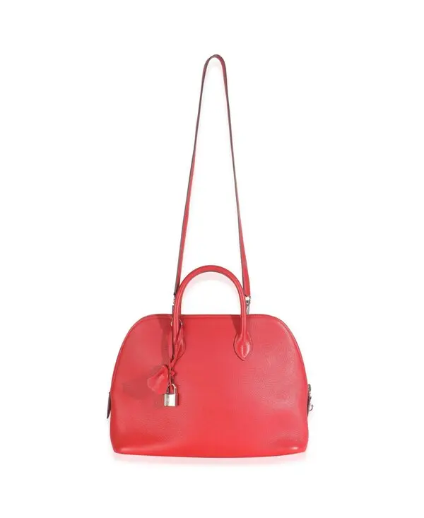Hermès Bolide 30 Leather Handbag