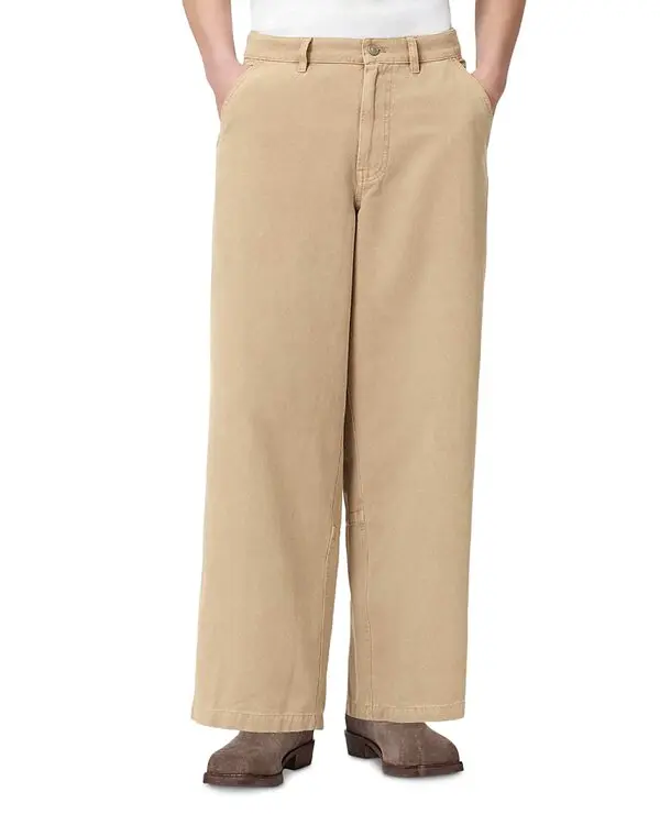 ALLSAINTS Jackson Relaxed Fit Trousers - Dune Brown
