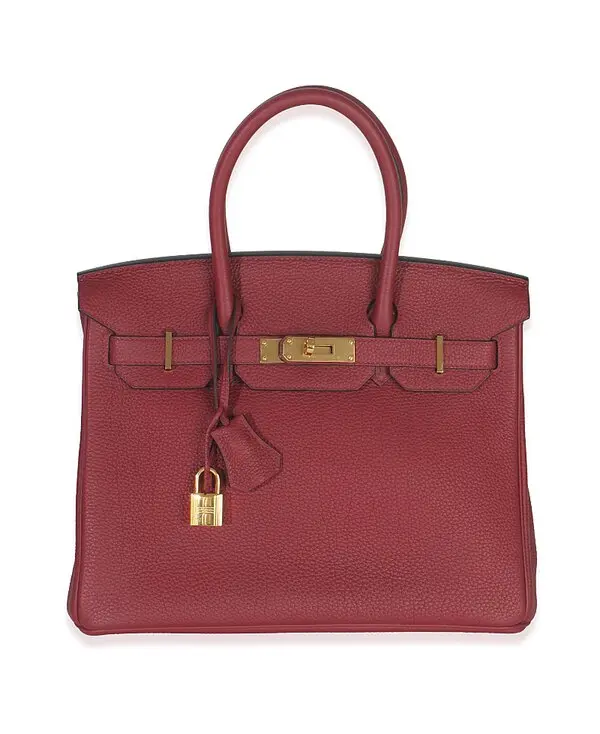 Hermès Birkin 30 Leather Handbag - Red