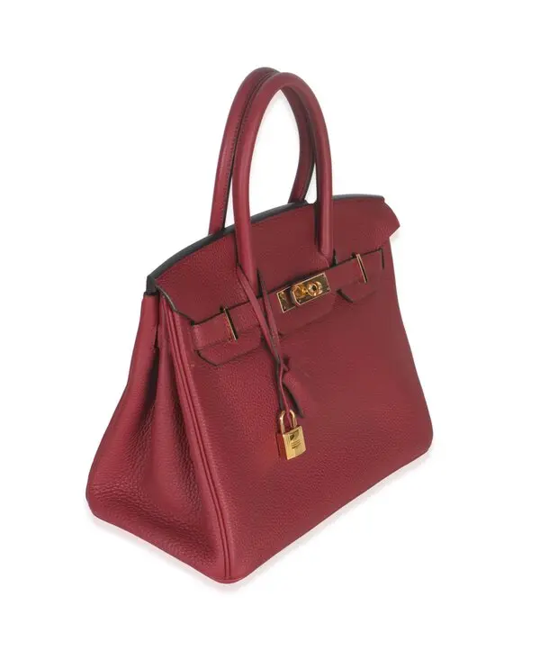 Hermès Birkin 30 Leather Handbag - Red