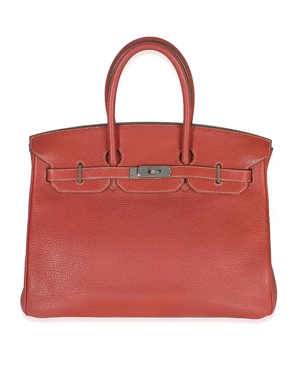 Hermès Birkin 35 Leather Handbag - Pink