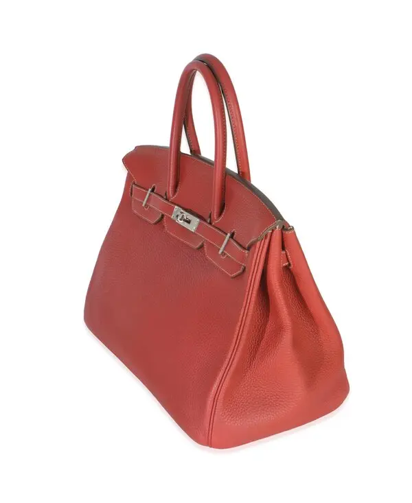 Hermès Birkin 35 Leather Handbag - Pink