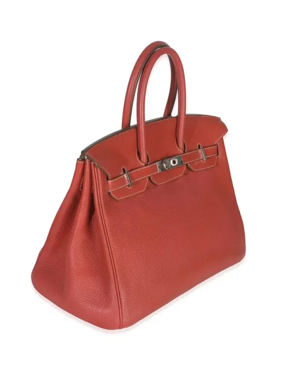 Hermès Birkin 35 Leather Handbag - Pink