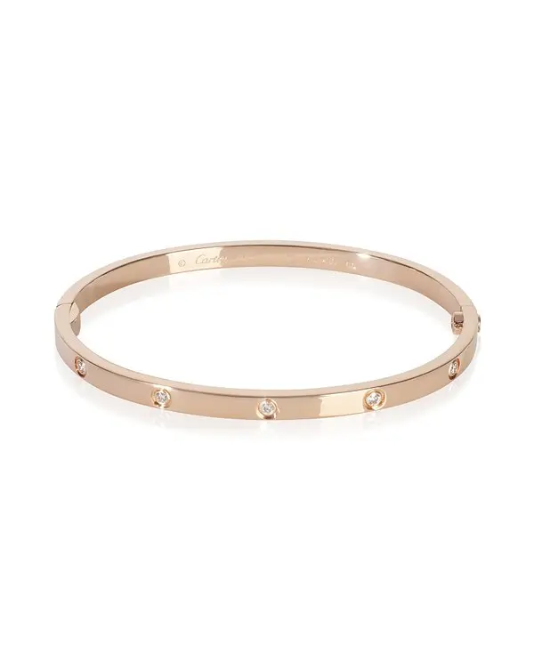 CARTIER Love 18k Rose Gold Bracelet - Pink