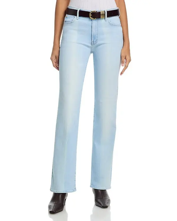 MOTHER The Kick It Mid-rise Straight Jeans - Melt In Your Mouth