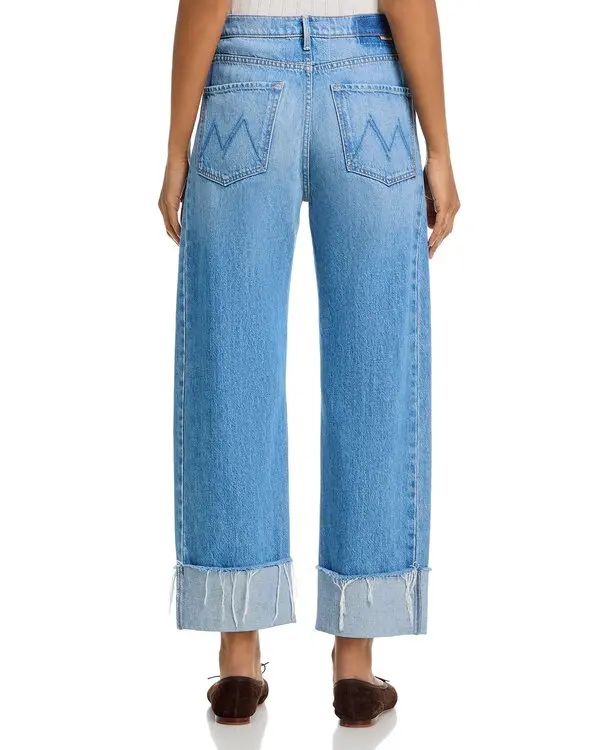 MOTHER The Halfpipe High Rise Ankle Cuff Jeans - Last Bite