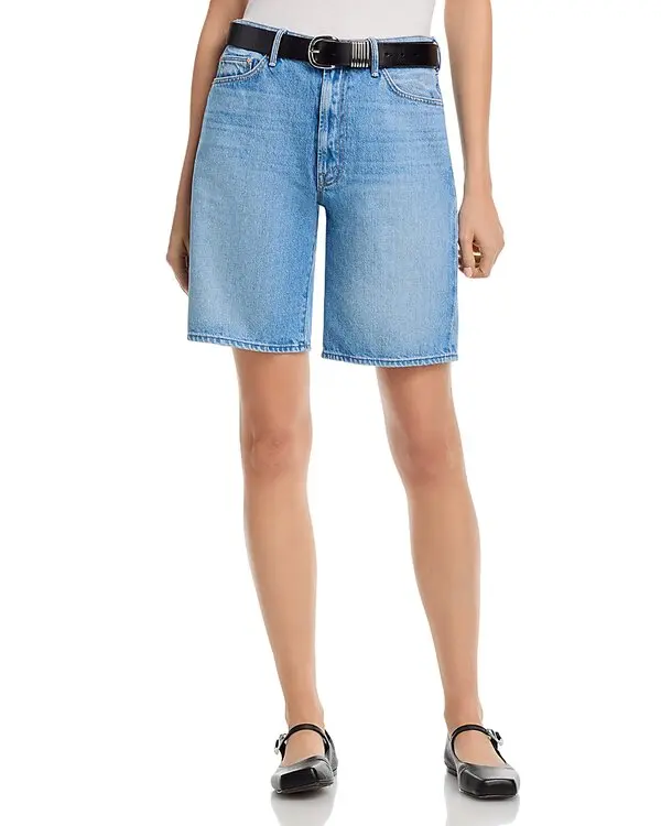 MOTHER The Undercover Bermuda Denim Shorts - Last Bite