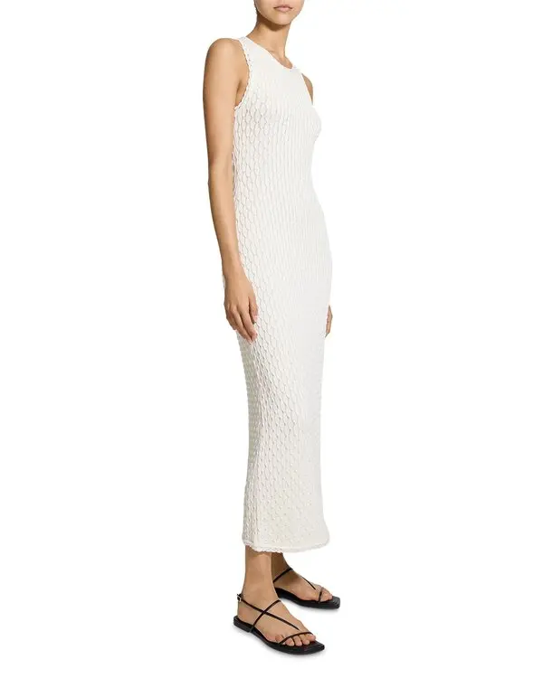 Theory Cable Knit Maxi Dress - Ivory