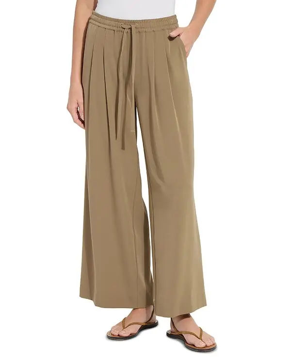 Lyssé Mae Pleated Drawstring Wide Leg Pants