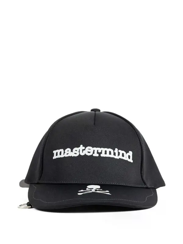 MASTERMIND WORLD Flock Logo Cap - Black