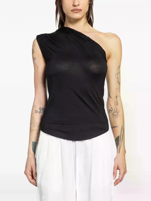 THOM KROM One Shoulder Top - Black