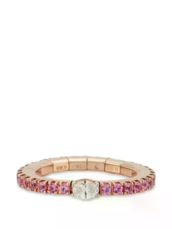 Roberto Demeglio Sapphire And Diamond Extensible Ring - Pink