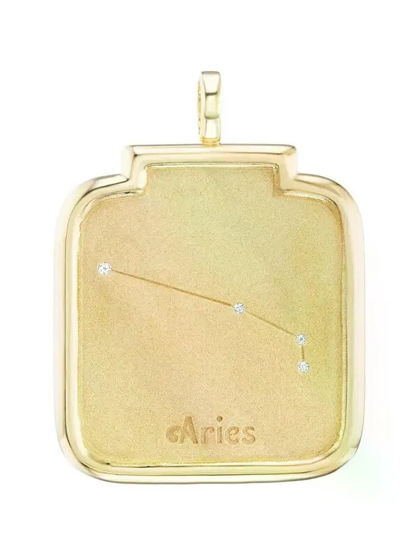Sorellina Diamond Aries Pendant - Gold