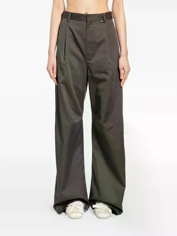 MAISON MARGIELA Wide Leg Chino Pants - Grey