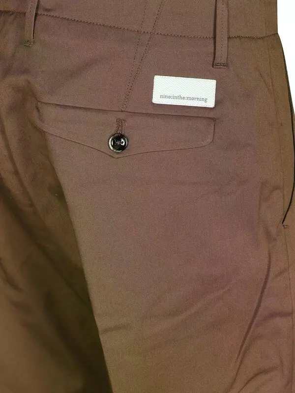 NINE:INTHE:MORNING Chino Trousers - Brown