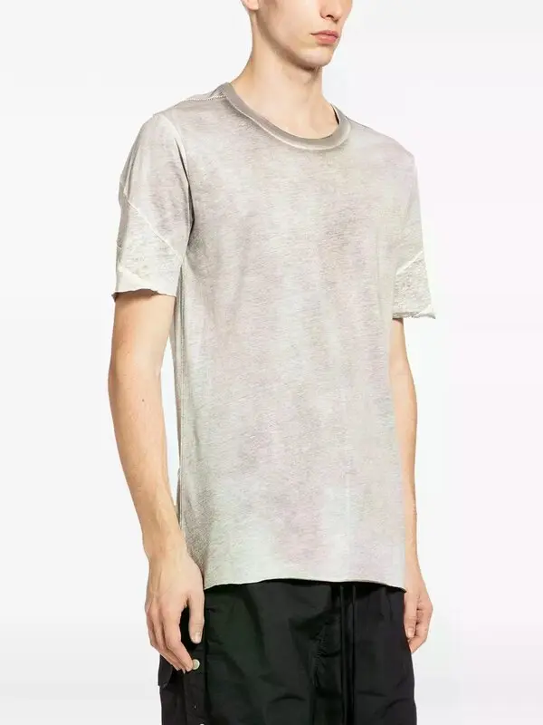 THOM KROM Spliced Cotton T-shirt - Grey