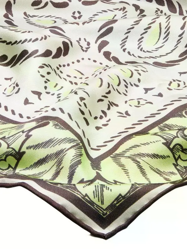 Tory Burch Cockatoo Oversized Bandana Square Scarf - Neutrals