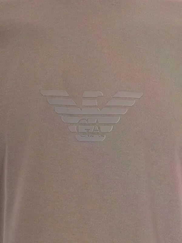 Emporio Armani Printed T-shirt - Neutrals
