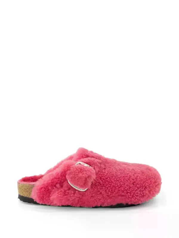 BIRKENSTOCK Boston Shearling Mules - Pink