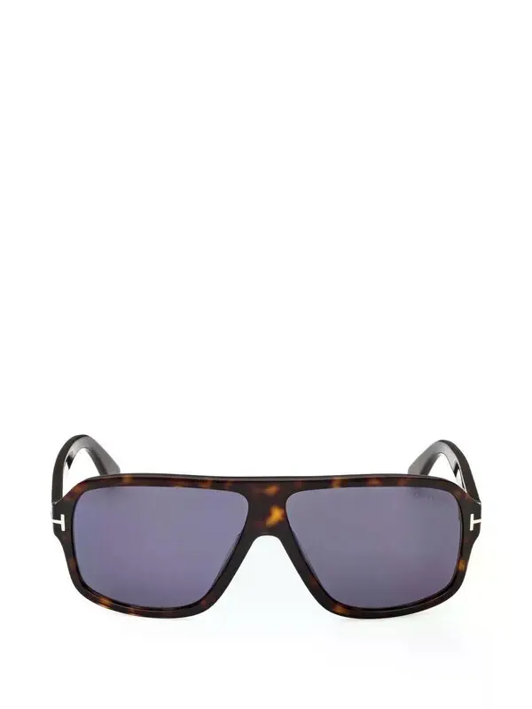 TOM FORD Geometric Bar Sunglasses - Brown
