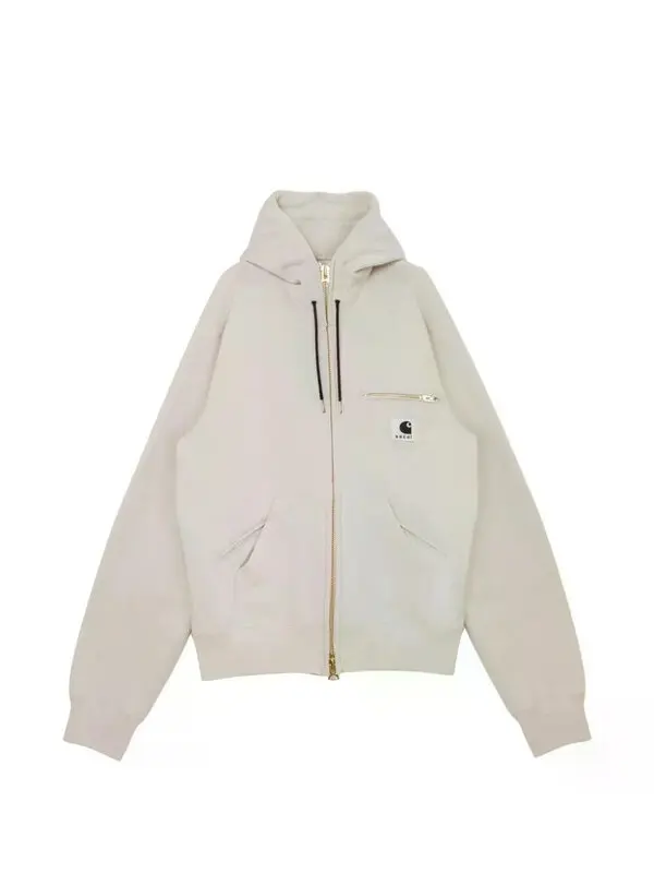 Carhartt Work In Progress Logo Zip Hoodie