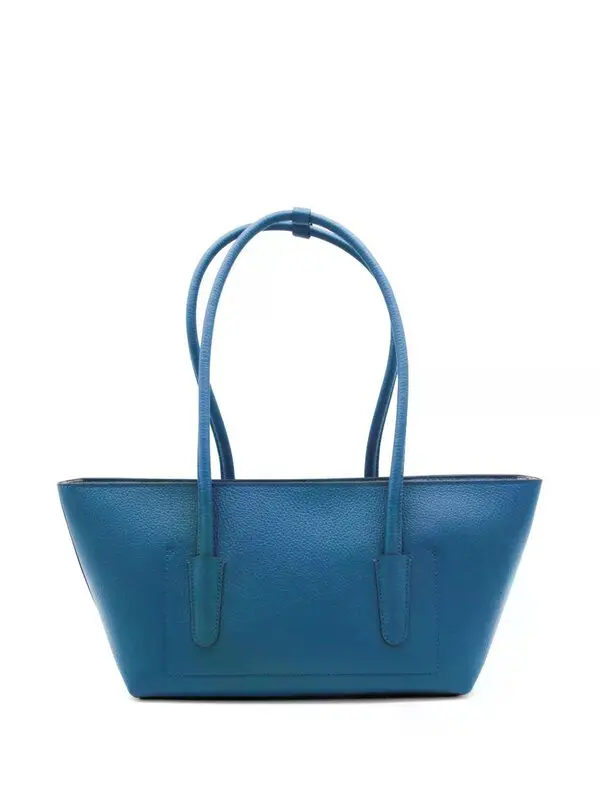 COCCINELLE Double Beat Leather Shoulder Bag - Blue