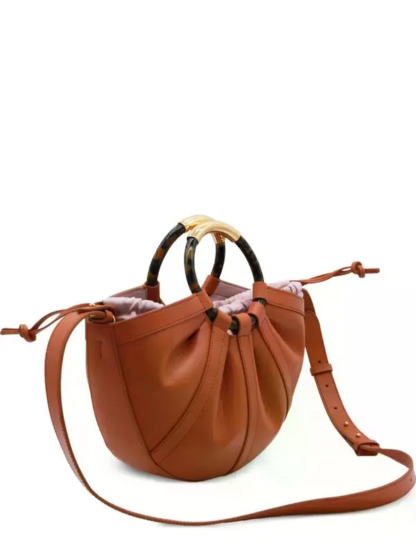 COCCINELLE Medium Shell Leather Tote Bag