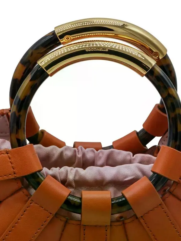COCCINELLE Medium Shell Leather Tote Bag