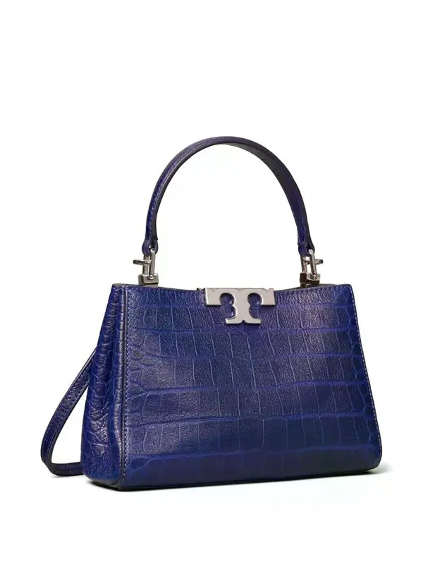 Tory Burch Eleanor Embossed Soft Mini Satchel - Blue