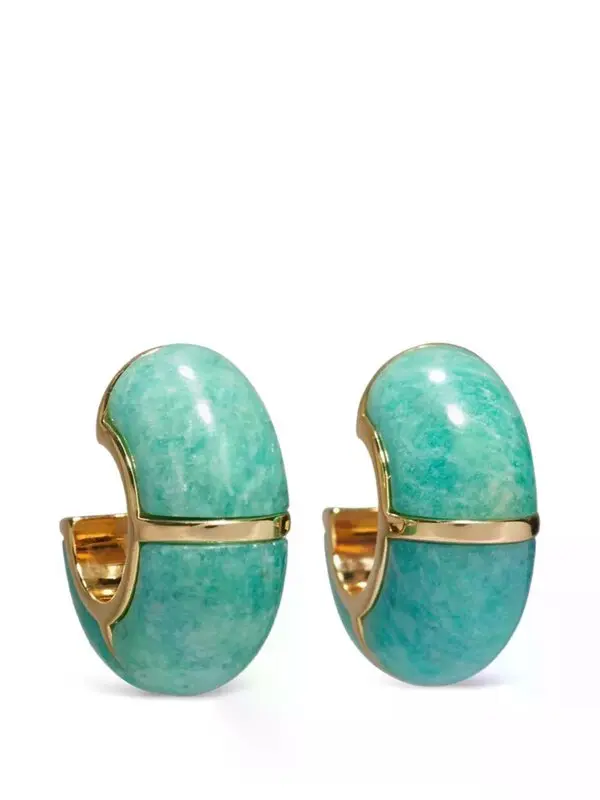 LIZZIE FORTUNATO Zellige Hoops Earrings - Gold