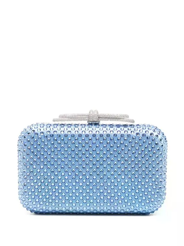 Mach & Mach Crystal-embellished Clutch Bag
