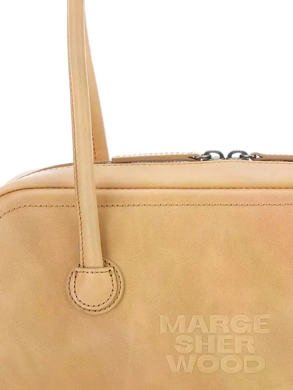 MARGESHERWOOD Leather Shoulder Bag - Neutrals