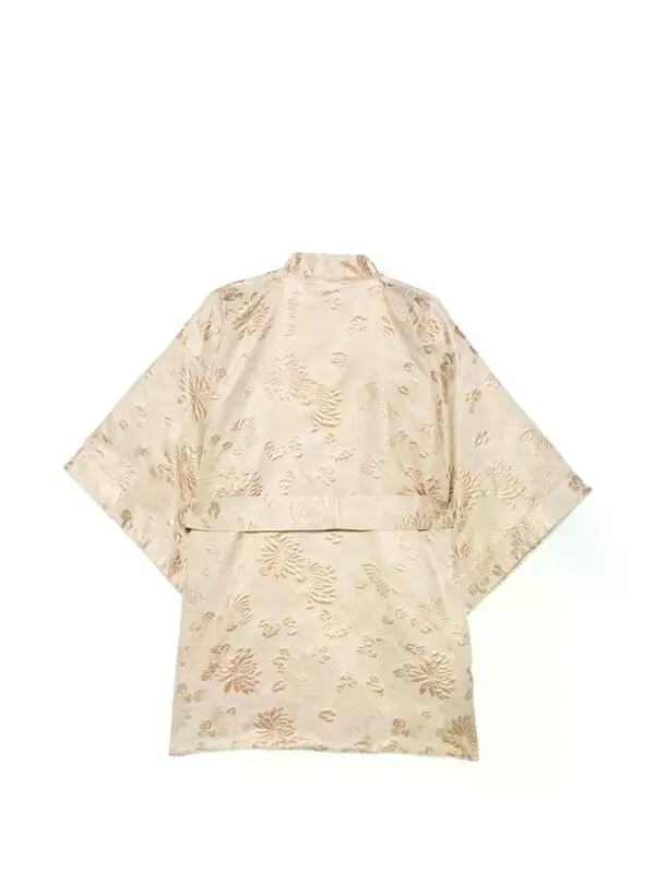 Kiton Floral Overcoat