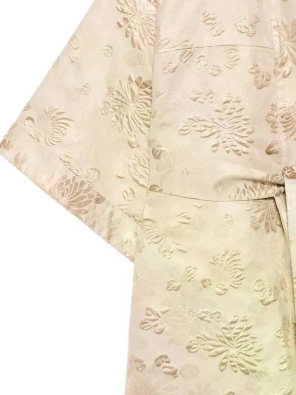 Kiton Floral Overcoat