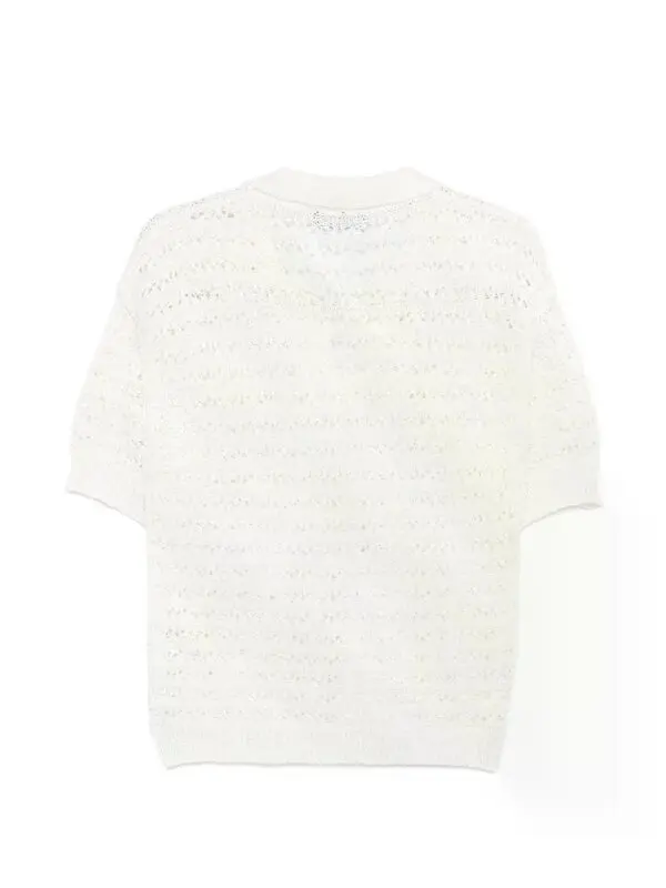 Lorena Antoniazzi V-neck Short Sleeve Sweater