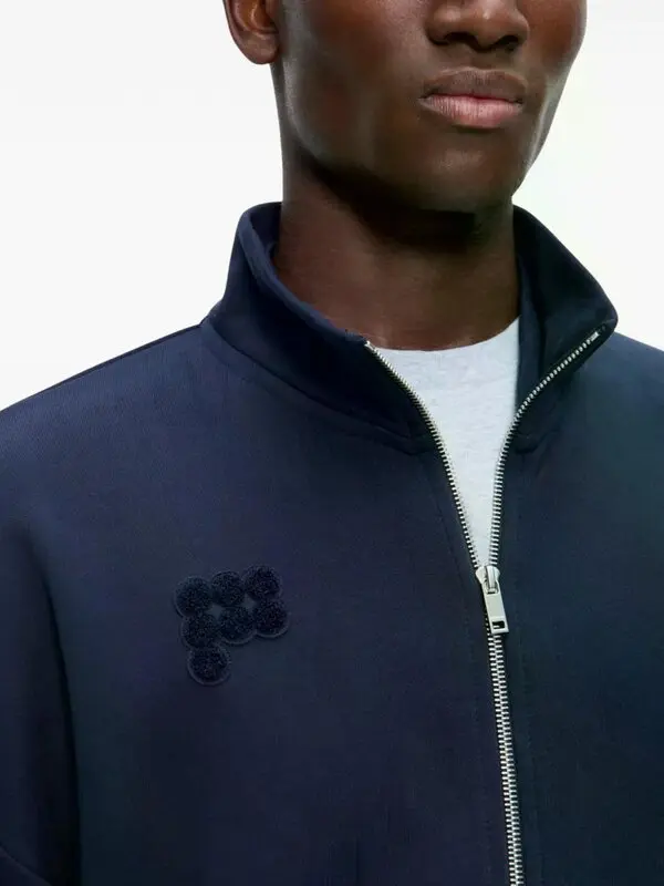 PANGAIA Zip-up Sweatshirt - Blue
