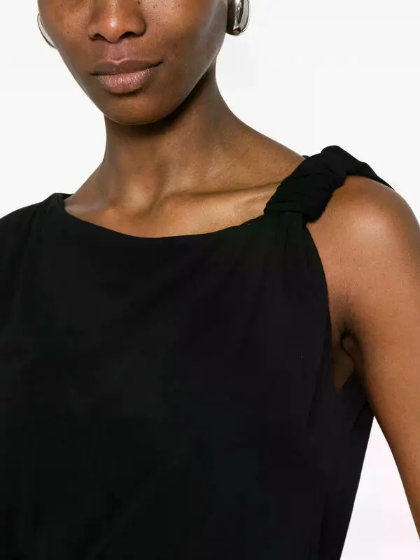Pinko Knot-detail T-shirt - Black