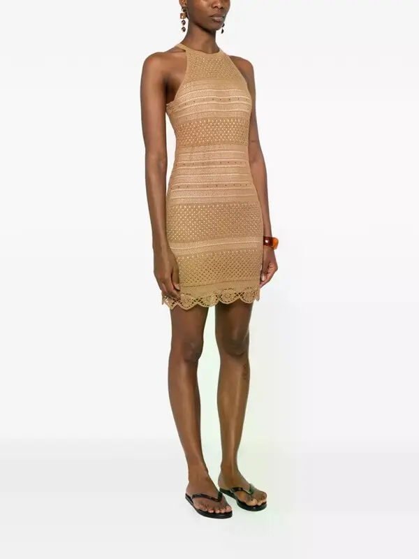 TWINSET Crochet Mini Dress