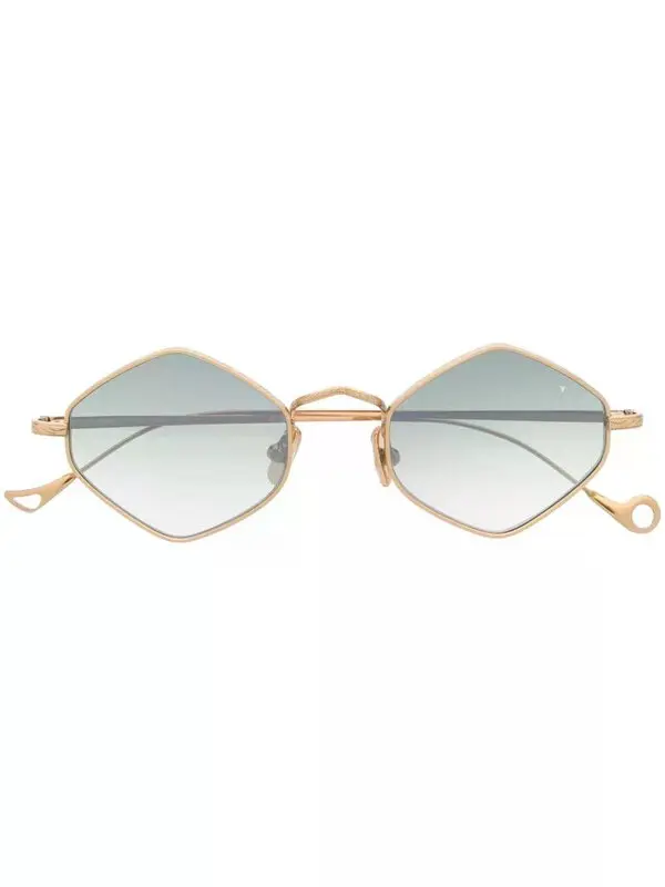 EYEPETIZER Geometric-frame Sunglasses - Gold