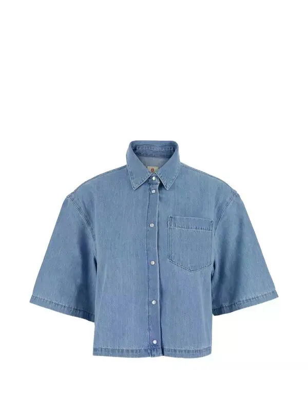 Ag Kodiac Chest-pocket Crop Shirt
