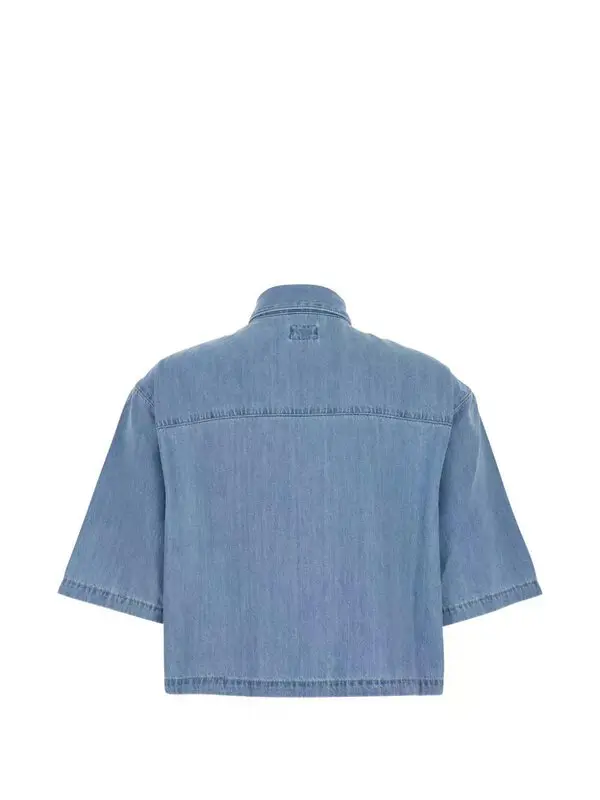Ag Kodiac Chest-pocket Crop Shirt