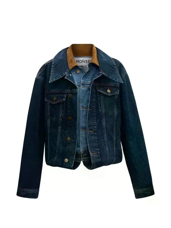 Monse Double-layer Denim Jacket - Blue