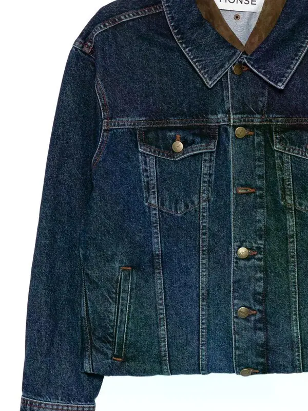 Monse Double-layer Denim Jacket - Blue