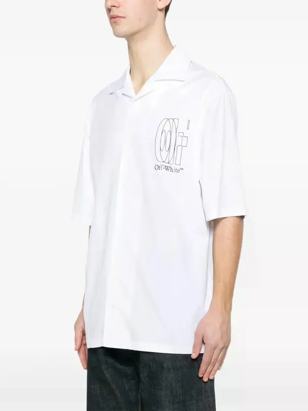 Off-White Logo-print Short-sleeve Shirt