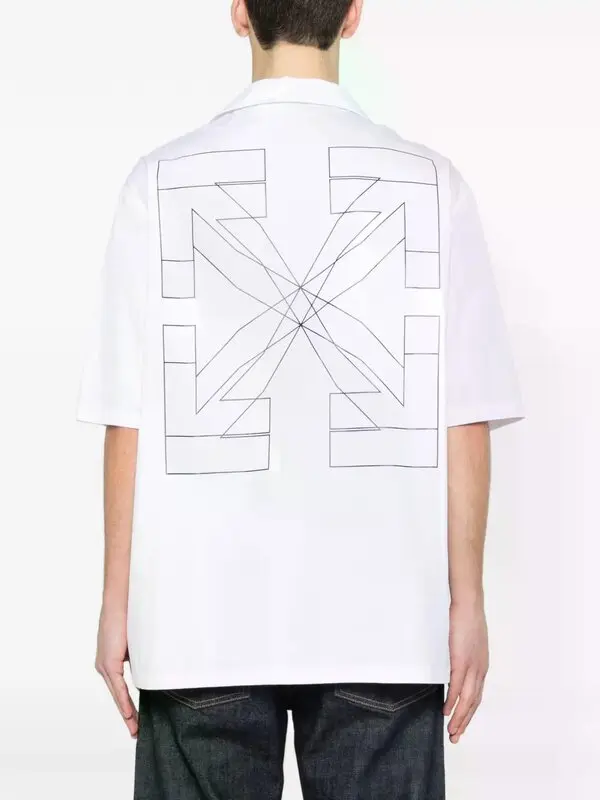 Off-White Logo-print Short-sleeve Shirt